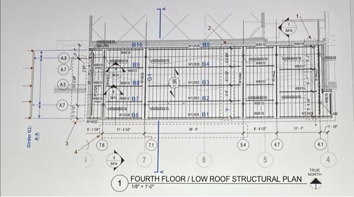 Solved 3. Now we determine the beam tributary widths. You | Chegg.com