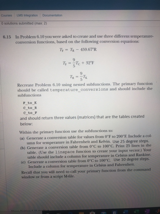 Solved Courses LMS Integration Documentation O solutions | Chegg.com