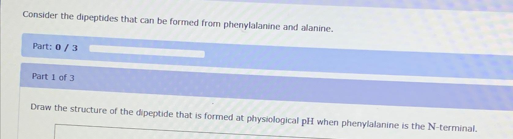 Solved Consider the dipeptides that can be formed from | Chegg.com