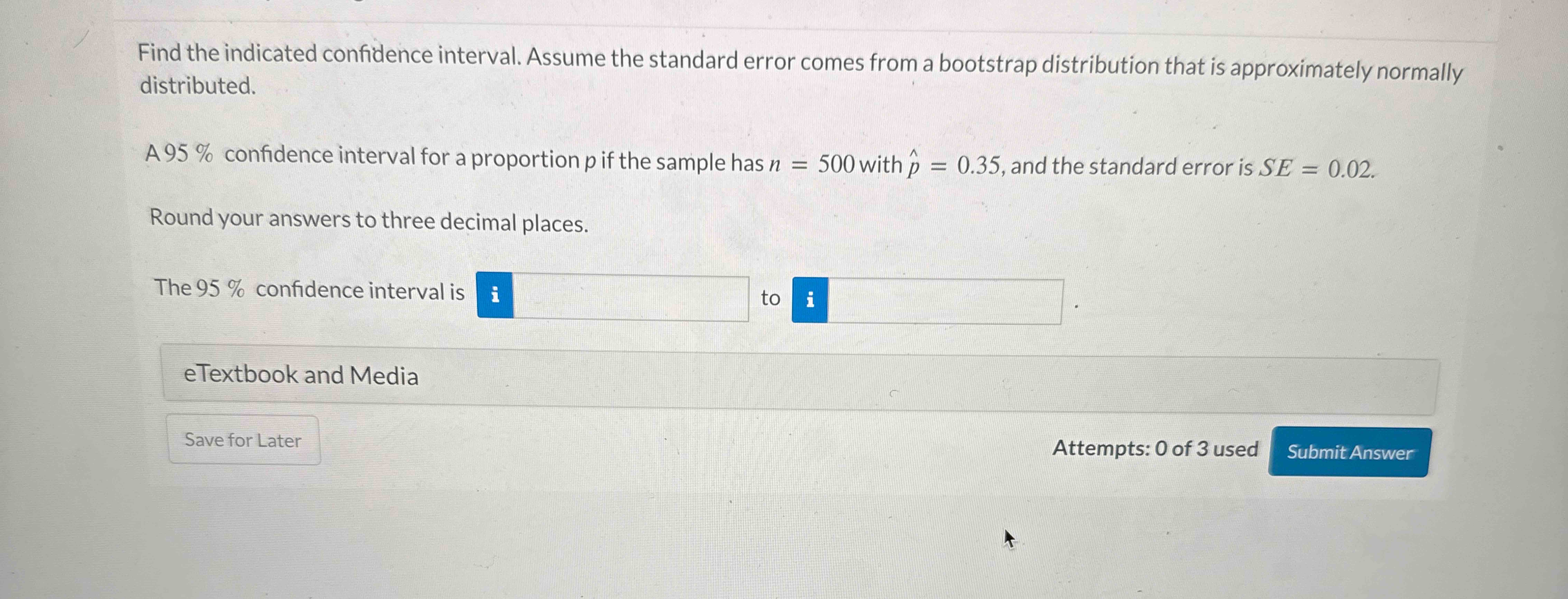 Solved Find the indicated confidence interval. Assume the | Chegg.com