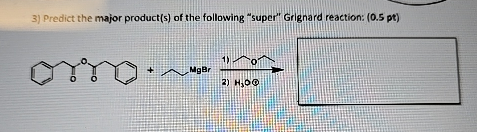 Solved Predict the major product(s) ﻿of the following | Chegg.com