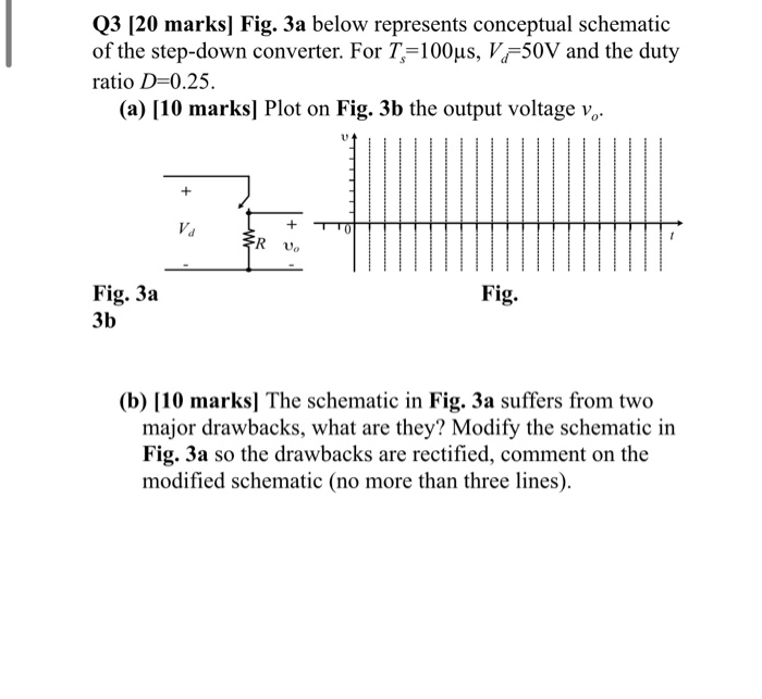 Solved Q3 [20 marks] Fig. 3a below represents conceptual | Chegg.com