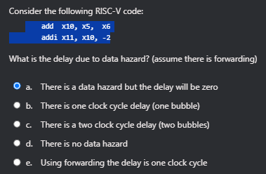 Solved Consider the following RISC-V code:add x10,x5,x6addi | Chegg.com