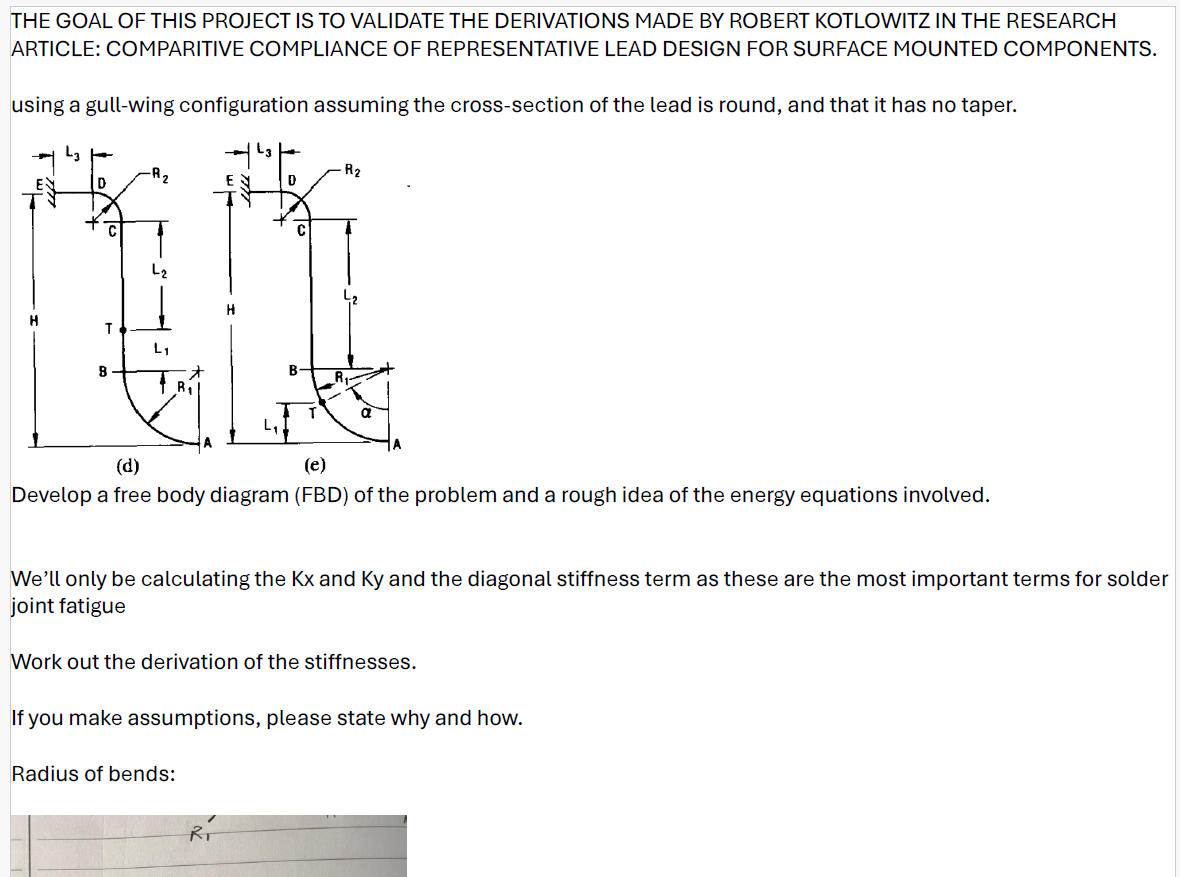 Solved THE GOAL OF THIS PROJECT IS TO VALIDATE THE | Chegg.com