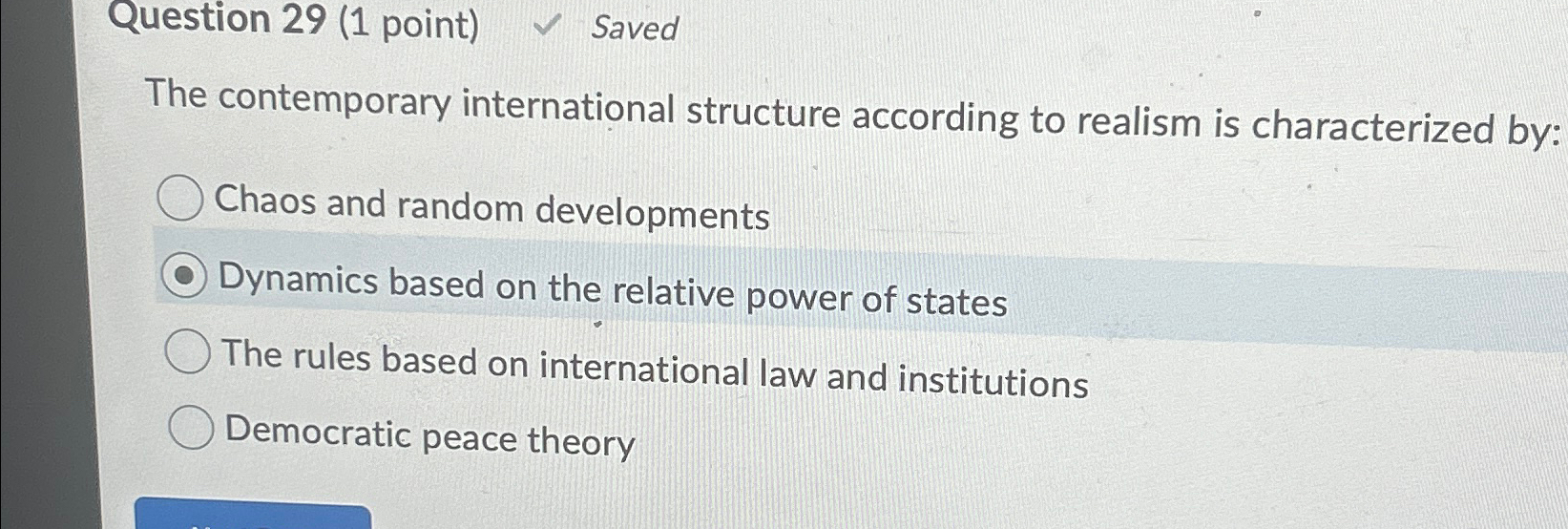 Solved Question 29 (1 ﻿point) ﻿SavedThe contemporary | Chegg.com