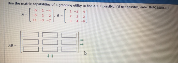 Solved Use The Matrix Capabilities Of A Graphing Utility To