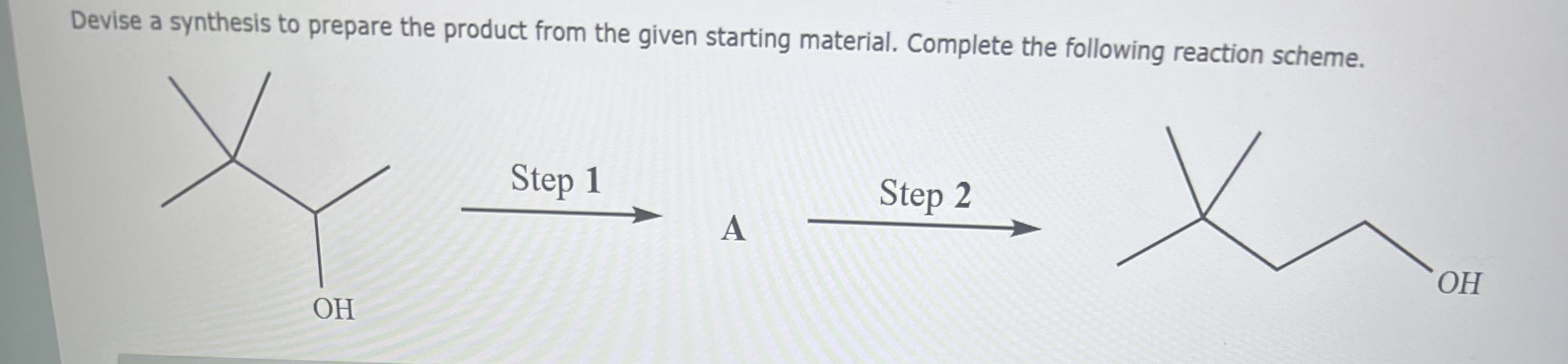 Solved Devise a synthesis to prepare the product from the | Chegg.com