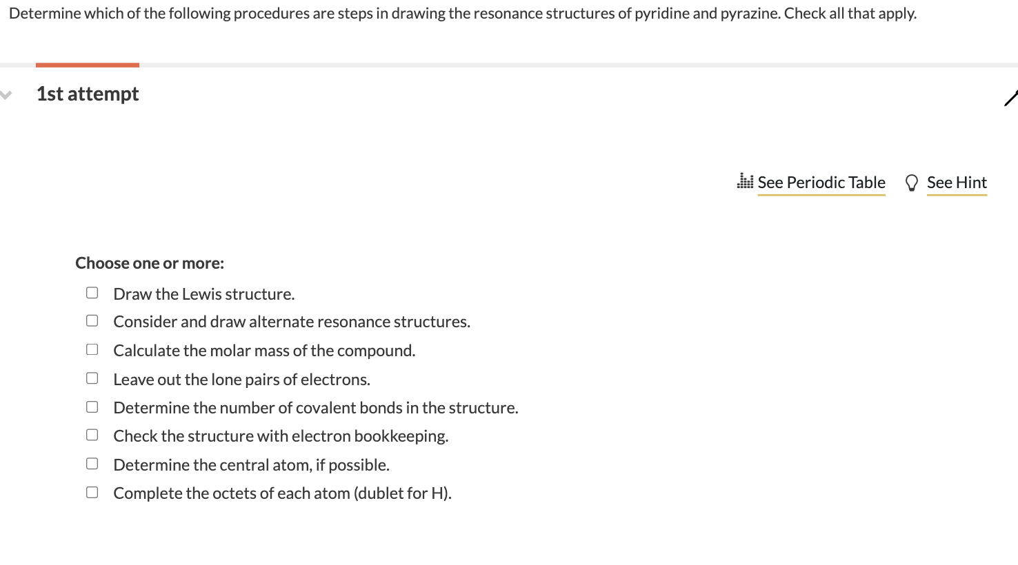 Solved Determine which of the following procedures are steps | Chegg.com