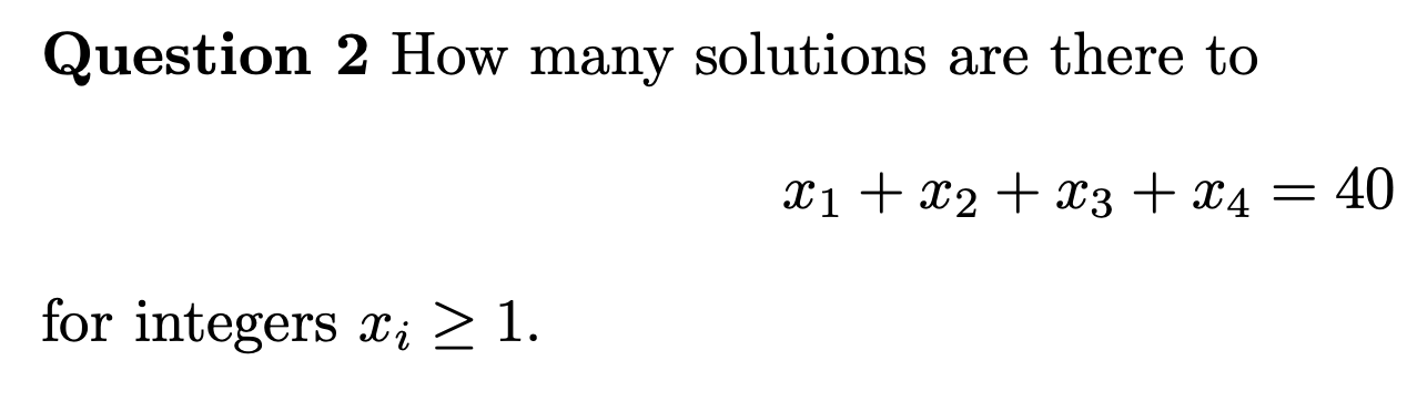 Solved Question 2 ﻿How many solutions are there | Chegg.com