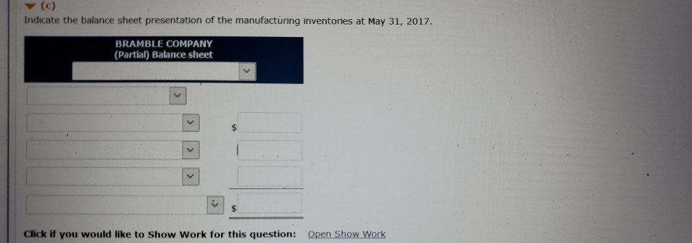Solved Exercise 14-9 a-c (Part Level Submission) At May 31, | Chegg.com