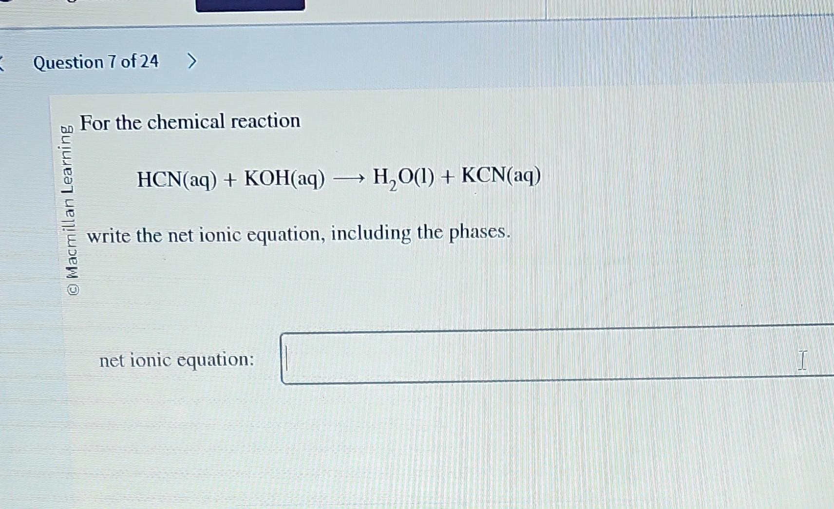 Solved For the chemical reaction | Chegg.com
