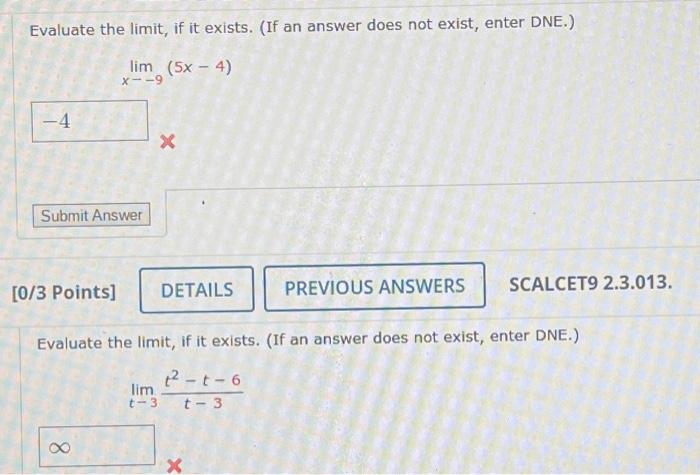 Solved Given that limx→3f(x)=9limx→3g(x)=−5limx→3h(x)=0, | Chegg.com