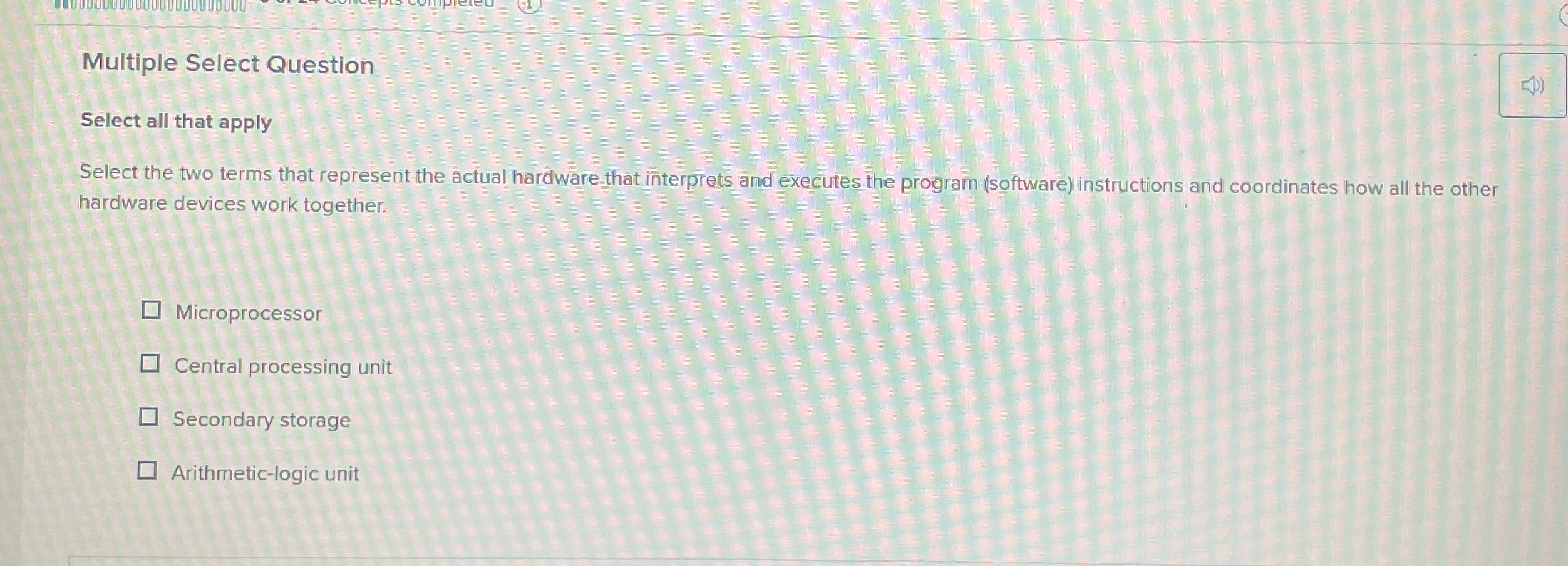 Solved Multiple Select QuestionSelect all that applySelect | Chegg.com