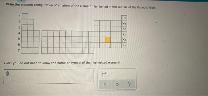 [Solved]: Write the electron configuration of an atom of th