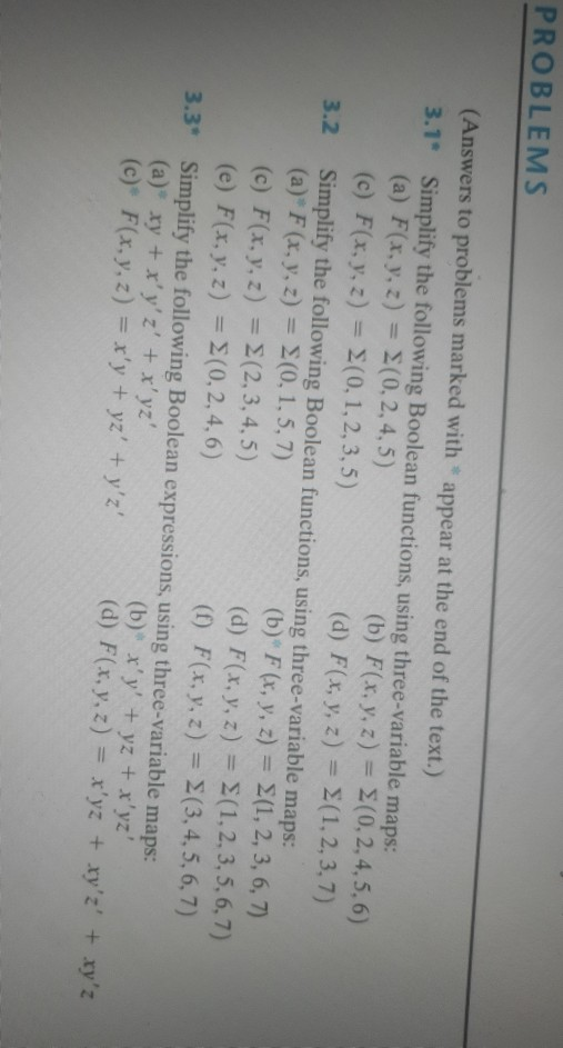 Solved PROBLEMS (Answers to problems marked with appear at | Chegg.com