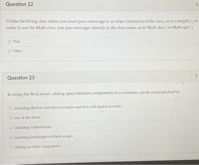 Solved Formal parameters are those that appear in the method | Chegg.com