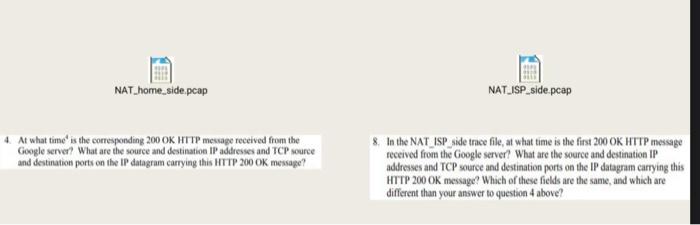 4. At what time 4 is the comesponding 200 OK HITP | Chegg.com