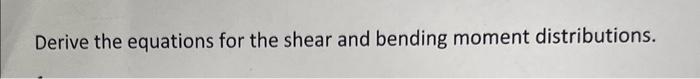 Solved w=61x2[kip/ft]Derive the equations for the shear and | Chegg.com