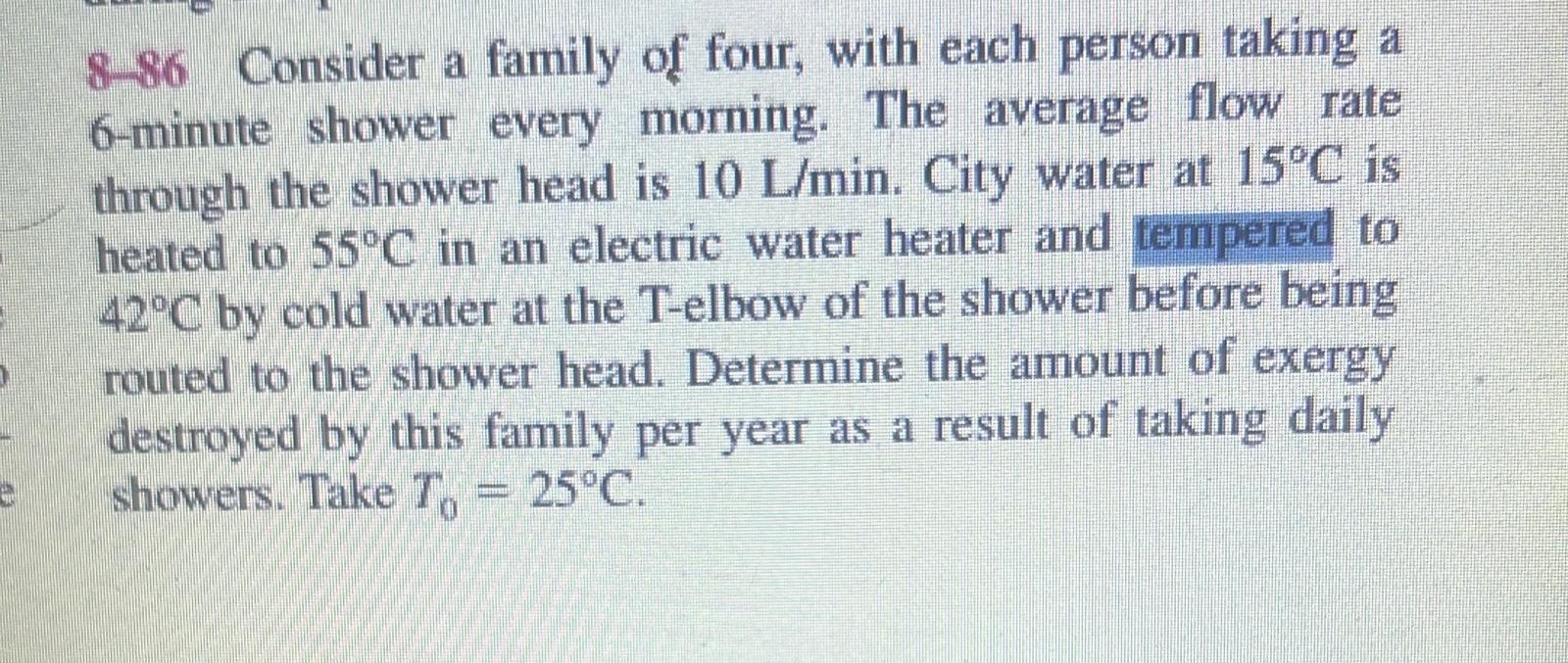 Solved 8-86 ﻿Consider a family of four, with each person | Chegg.com