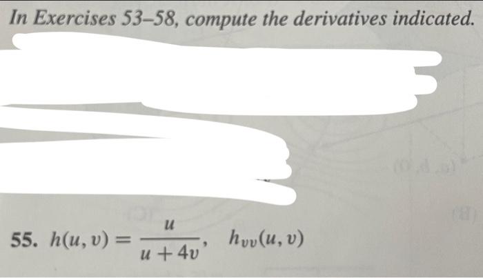 Solved In Exercises 53-58, compute the derivatives | Chegg.com