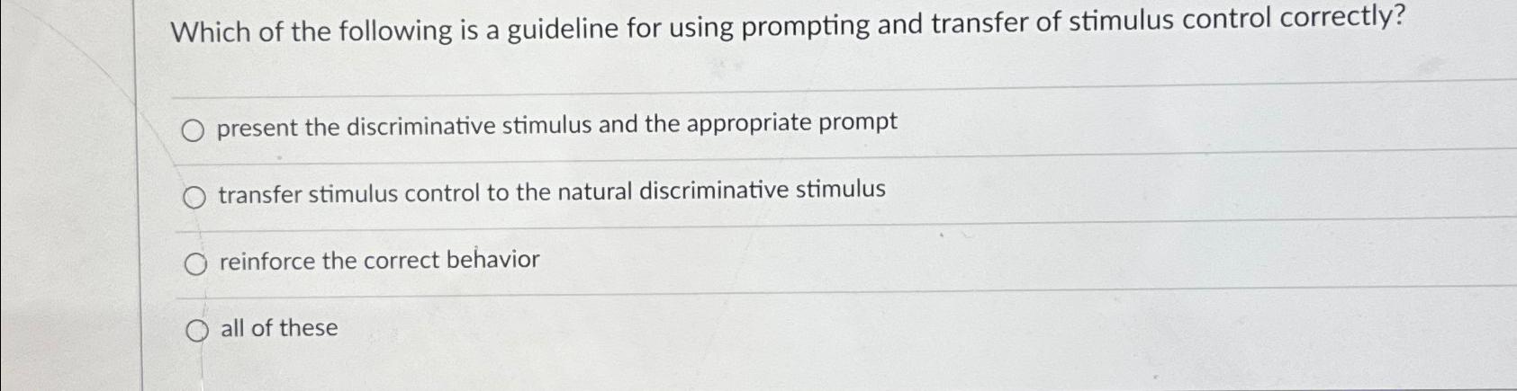Solved Which of the following is a guideline for using | Chegg.com