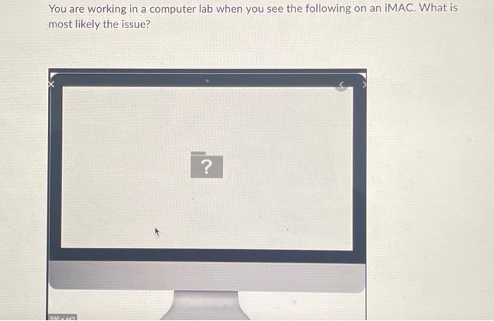 Solved You are working in a computer lab when you see the | Chegg.com