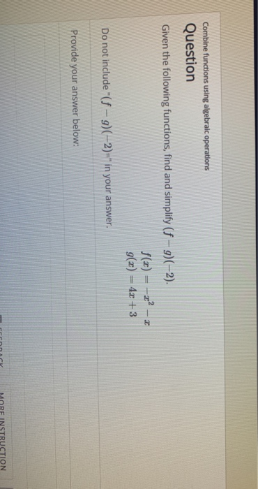 Solved Evaluate composite functions given a table of values | Chegg.com