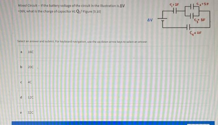Solved Mixed Circuit - If the battery voltage of the circuit | Chegg.com