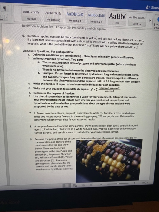 Solved e B I U abe X2 X? A Recitation Problem Set - Chapter | Chegg.com