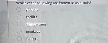 Solved Which of the following are known to use | Chegg.com