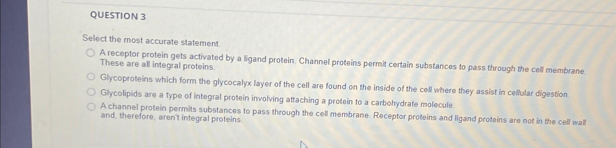 Solved QUESTION 3Select the most accurate statement.A | Chegg.com