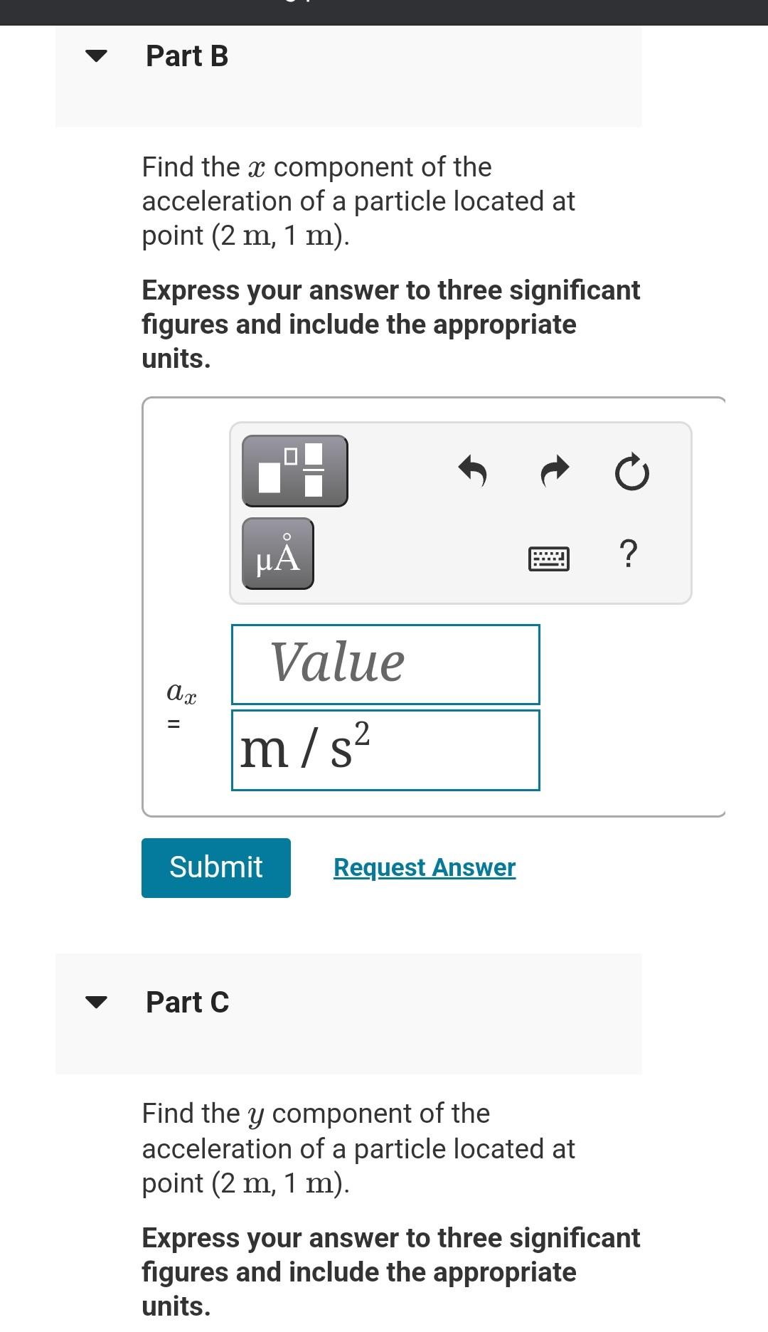 Solved A fluid has velocity components of u=(6 y2)m/s and | Chegg.com