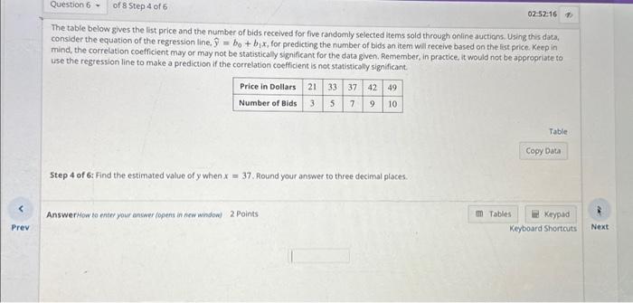 Solved \r\n\r\nThe table below gives the list price and the | Chegg.com
