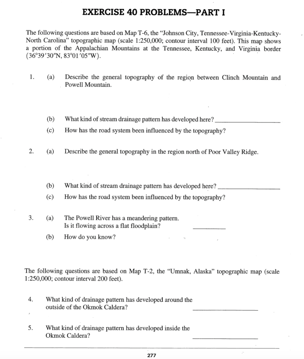 Solved EXERCISE 40 ﻿PROBLEMS-PART IThe following questions | Chegg.com