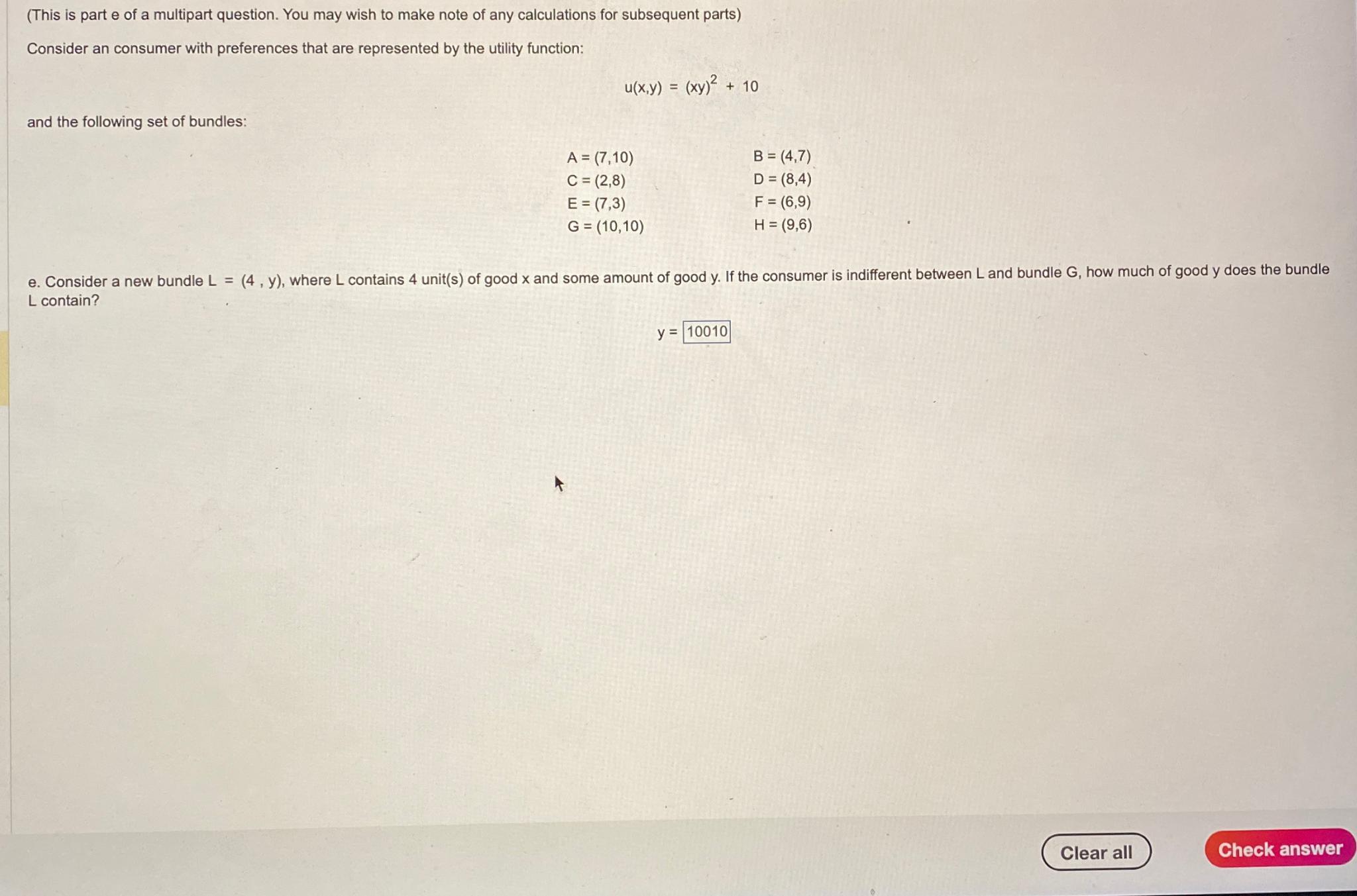 Solved (This is part e of a multipart question. You may wish | Chegg.com