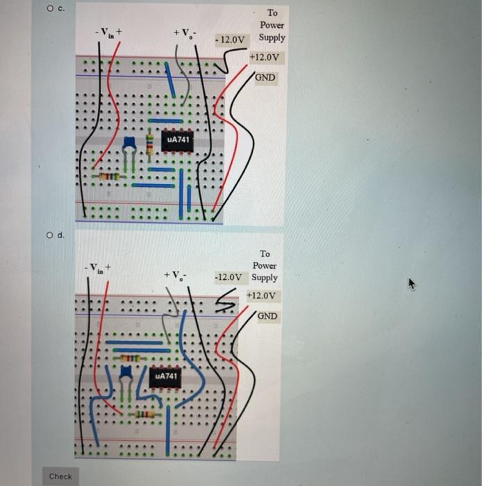 Solved which breadboard setup below shows the correct | Chegg.com