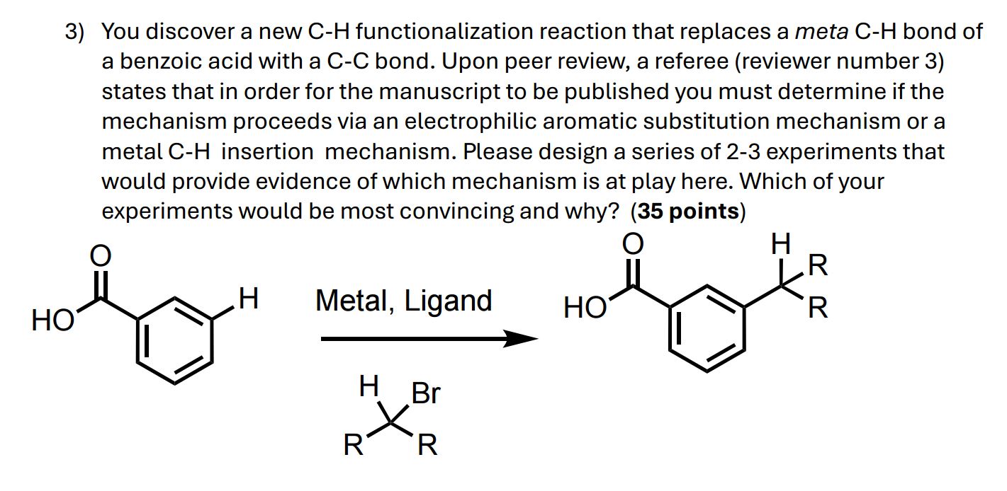 Solved Draw a mechanism for experiment 3 ﻿Experiment 3: | Chegg.com
