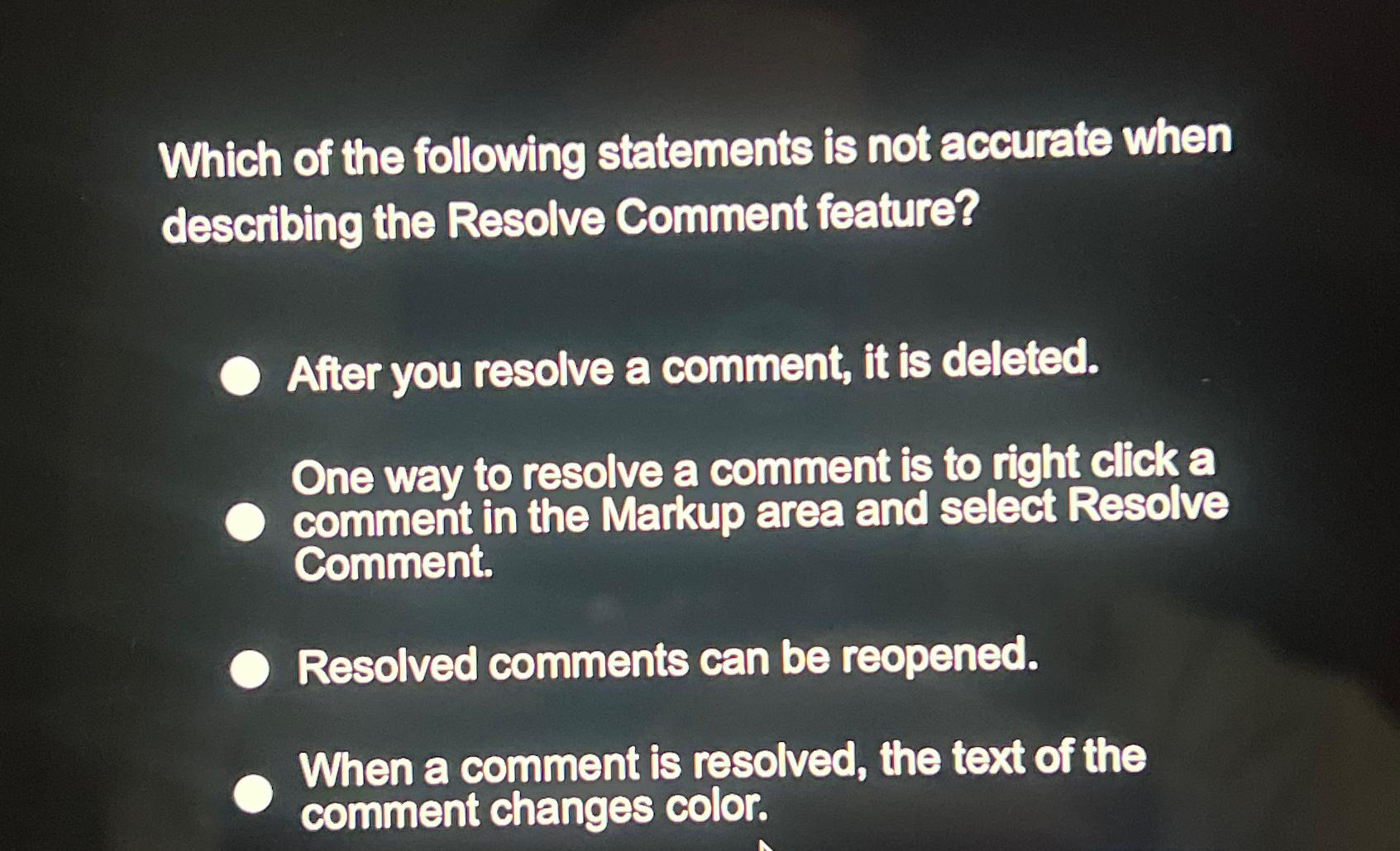 Solved Which of the following statements is not accurate | Chegg.com