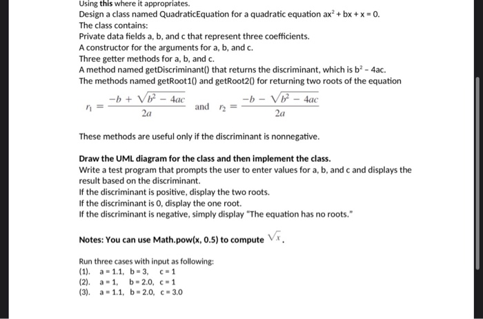 Solved Using this where it appropriates. Design a class | Chegg.com