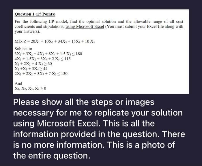 Solved Please show all the steps or images necessary for me | Chegg.com