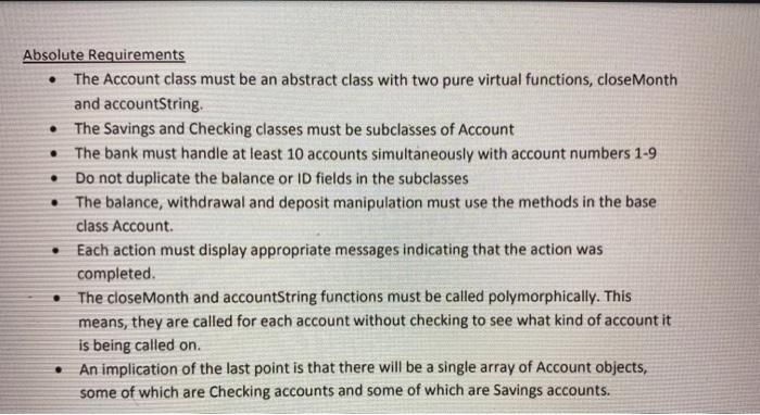 Inheritance and Polymorphism Based on the UML diagram | Chegg.com