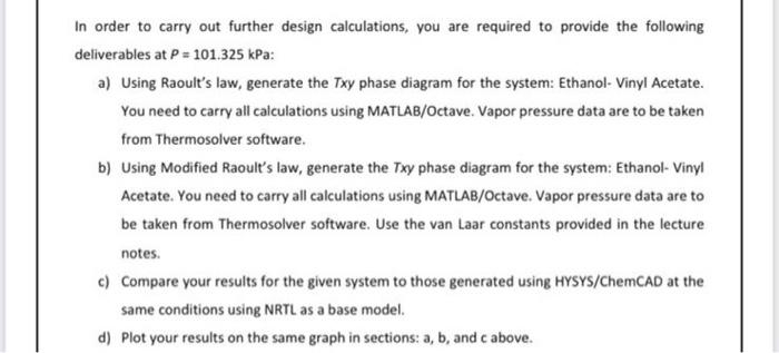 Solved Thermodynamics Course ProjectCan be solved on MATLAB | Chegg.com Solved Thermodynamics Course ProjectCan be solved on MATLAB | Chegg.com