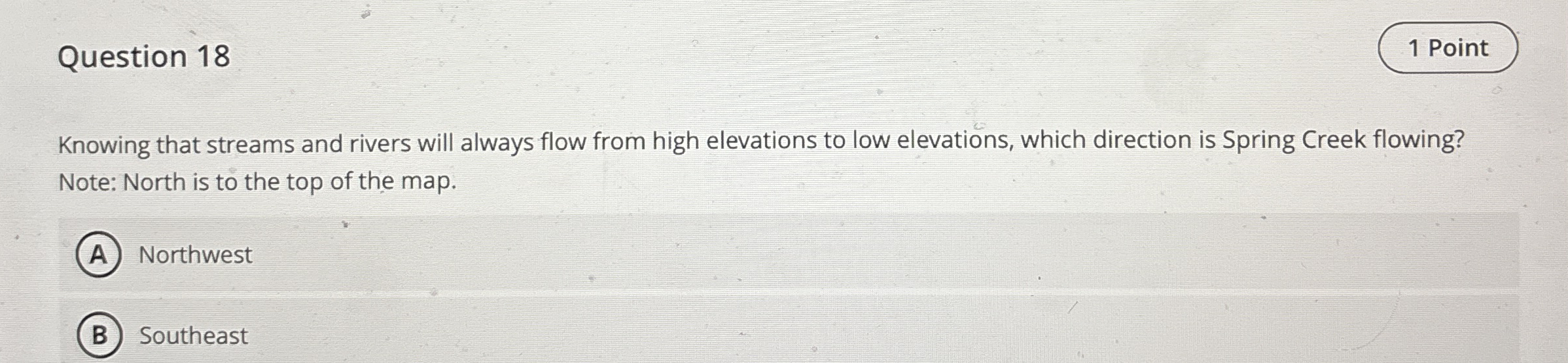 High Quality SOLUTION Question 181 ﻿PointKnowing that streams and rivers | Chegg.com