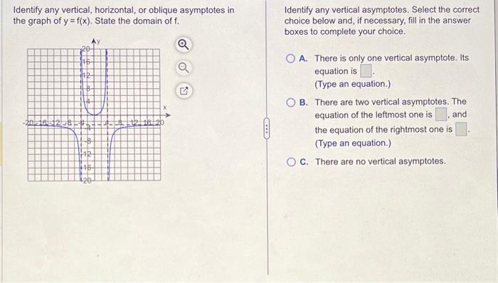 Solved Identify any vertical, horizontal, or oblique | Chegg.com Solved Identify any vertical, horizontal, or oblique | Chegg.com