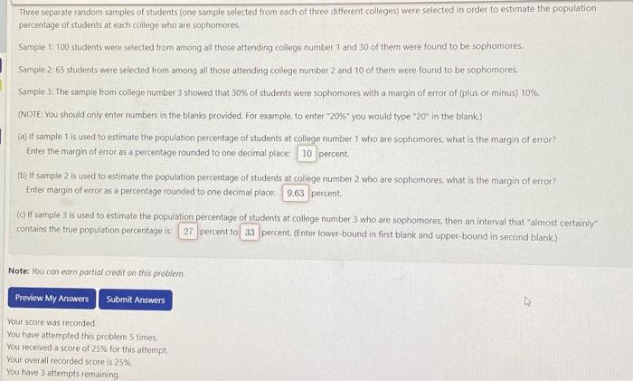 Solved the answers in the blanks are wrong exept for the | Chegg.com
