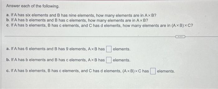 Solved Answer each of the following. a. If A has six | Chegg.com