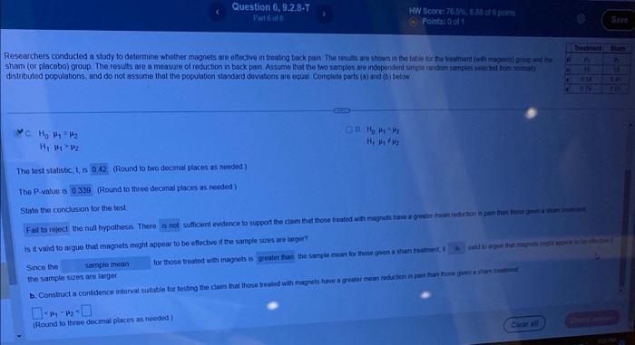 Solved distributed populatons, and do not assume that the | Chegg.com