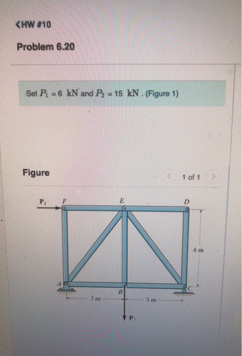 Solved Part A Determine The Force In Member Ab And State