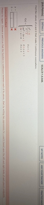 Solved [0 6 Points Details Previous Answers Scalc9 1 8 048