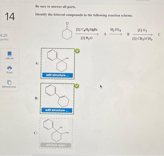 Solved Be sure to answer all parts. Identify the lettered | Chegg.com